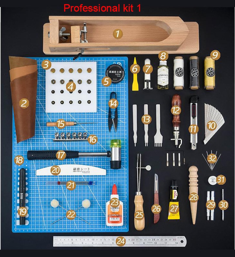 Professional / Basic Tools for Leather Craft Sewing DIY Hand - Etsy Canada