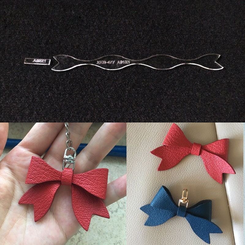 Leathercraft Cute Mini Butterfly Keychain Handbag Decoration - Etsy