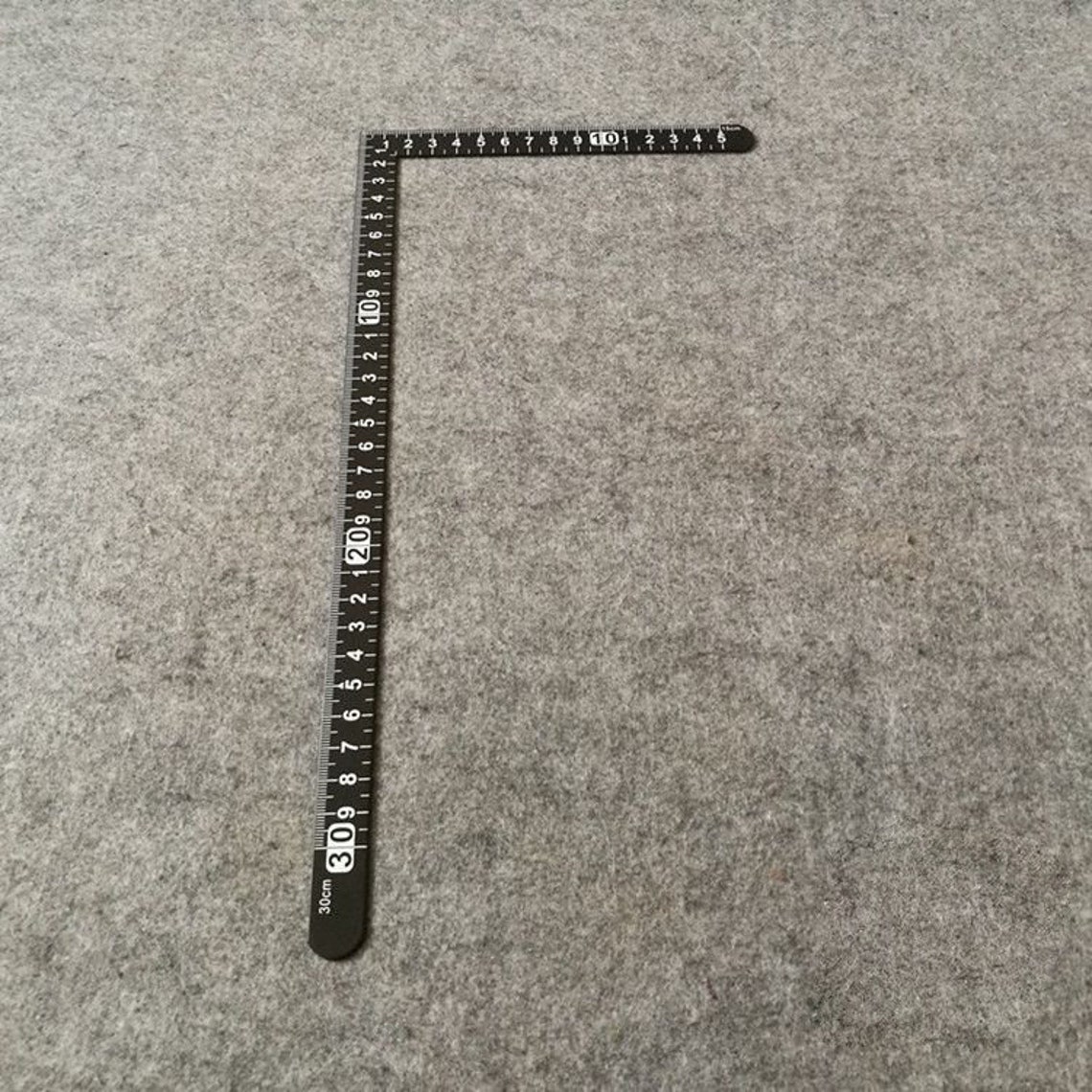 Black Sewing Tools Leathercraft Tempered Measuring Square - Etsy