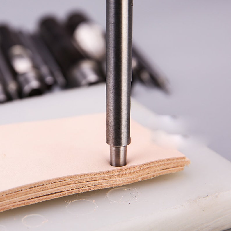 Individual Sizes 0.5-20mm Steel Round Hole Punch Puncher Carving Hollow ...