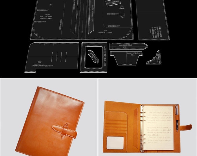 Card Case Mini Card Holder Template Clear Acrylic Leather - Etsy