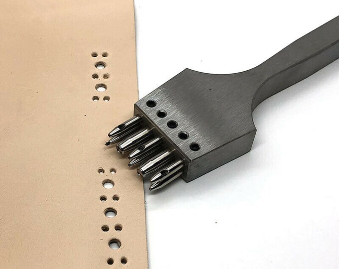 4/5/6/8mm Leather Stitching Prong Punch Round Holes / Leather | Etsy