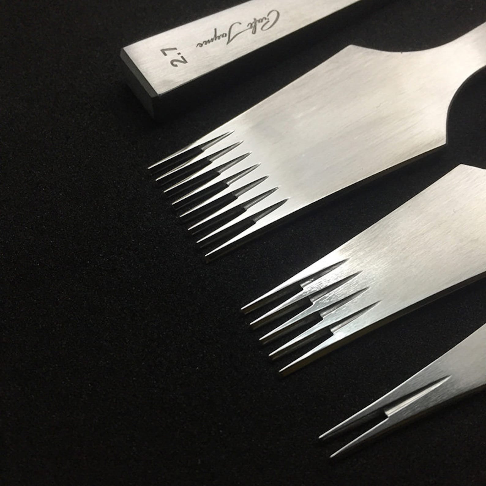 High Quality 2.45mm-4.0mm French Style Leather Craft Pricking Irons ...