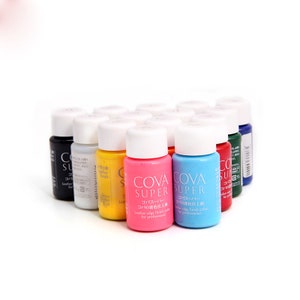 30ml Edge Enamel Leather Dye Dressing Lacquer Finish Paint Seiwa Cova ...