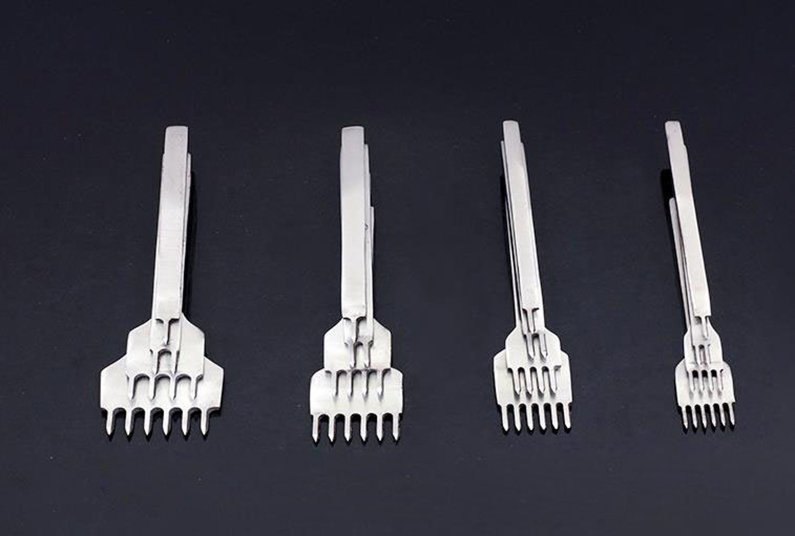 3/4/5/6mm Leather Craftools Chisel Leathercraft 1/2/4/6/10 Prong ...