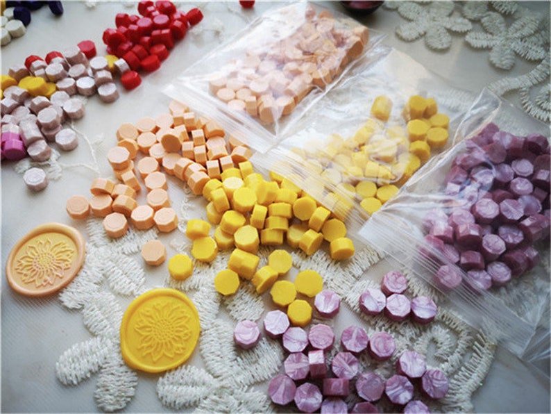 100pcs Sealing Wax Beads Stamp Craft Wedding Invitation - Etsy