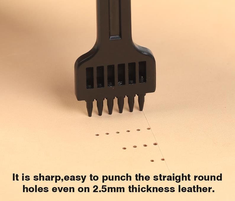 4/5/6mm Leather Craft Round Hole Punches Hand Sewing Spacing - Etsy