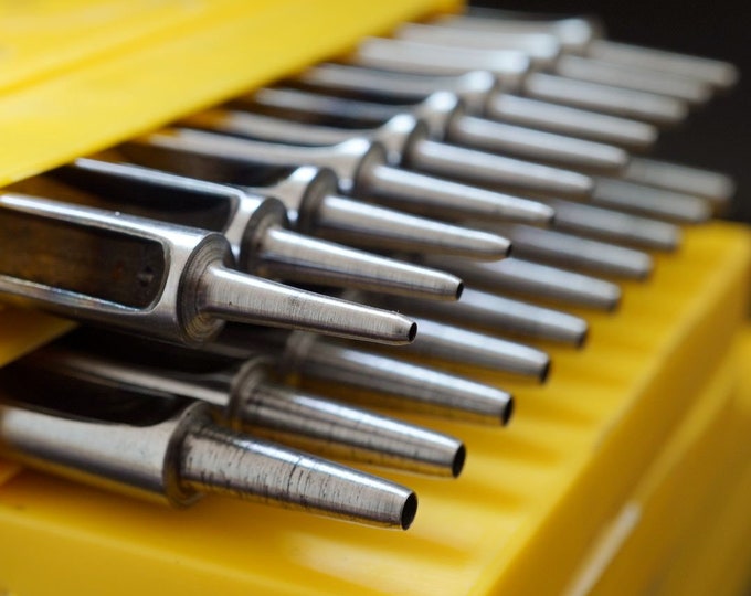 4/5/6/8mm Leather Stitching Prong Punch Round Holes / Leather | Etsy