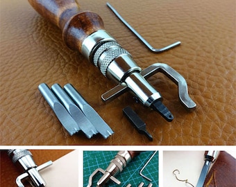 Leathercraft Adjustable Leather Edge Stitching Scribing | Etsy