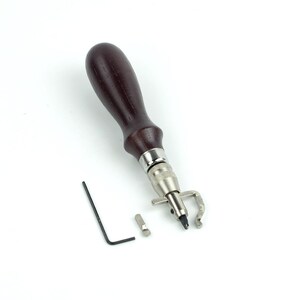 Seiwa Adjustable Leather Craft Pro Stitching Groover Set to Sew ...