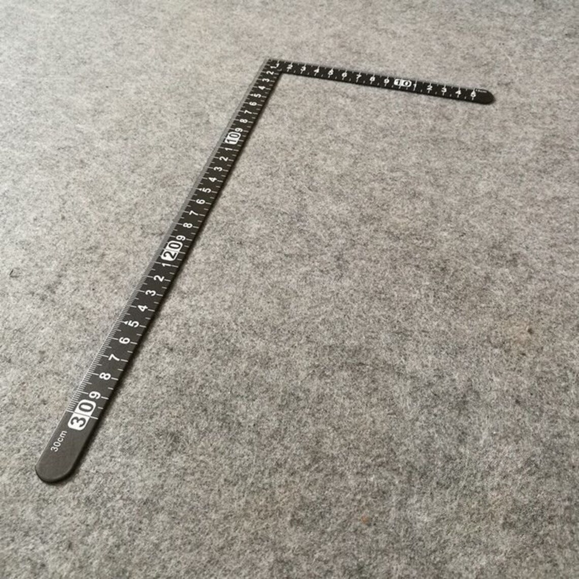 Black Sewing Tools Leathercraft Tempered Measuring Square - Etsy