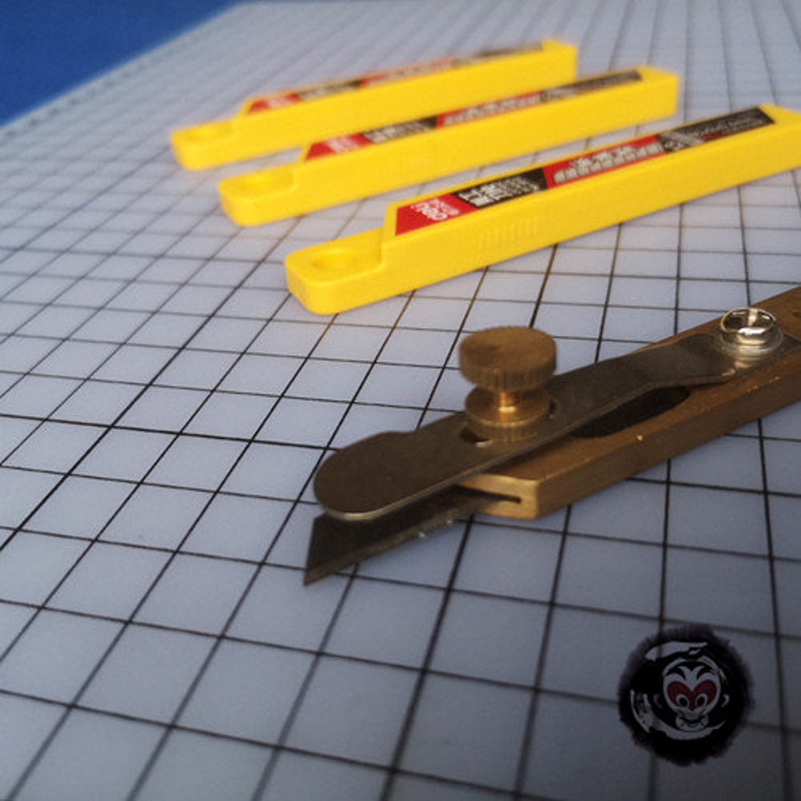 Leather Craft Tools Incision Cutter Knife Copper Trimming Knife + 10 ...