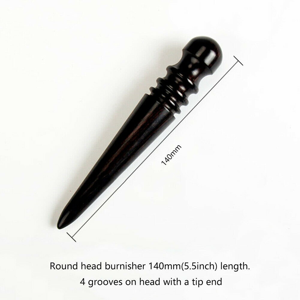 Blackwood Leather Edge Slicker Burnisher Wooden Craft Tools Muiti-size ...