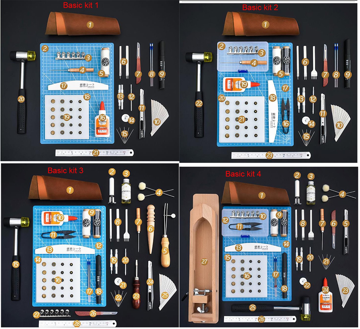 Professional / Basic Tools for Leather Craft Sewing DIY Hand - Etsy Canada