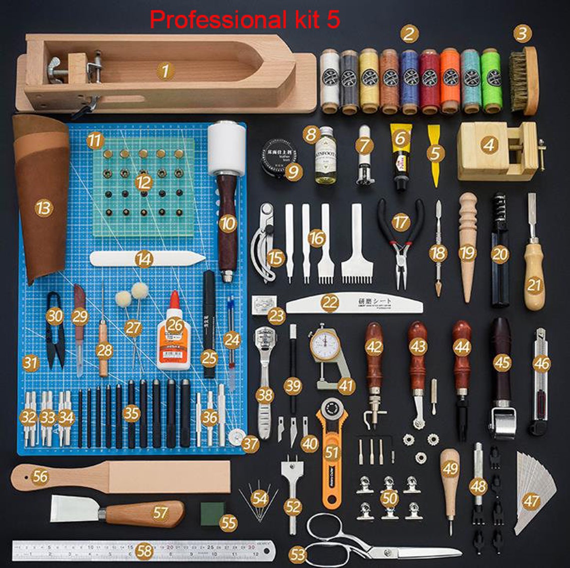 Outils professionnels / de base pour lartisanat en cuir - Etsy France
