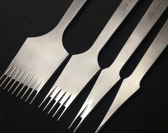 Leather Craft Tool Pricking Stitching Lacing Punch Chisel | Etsy