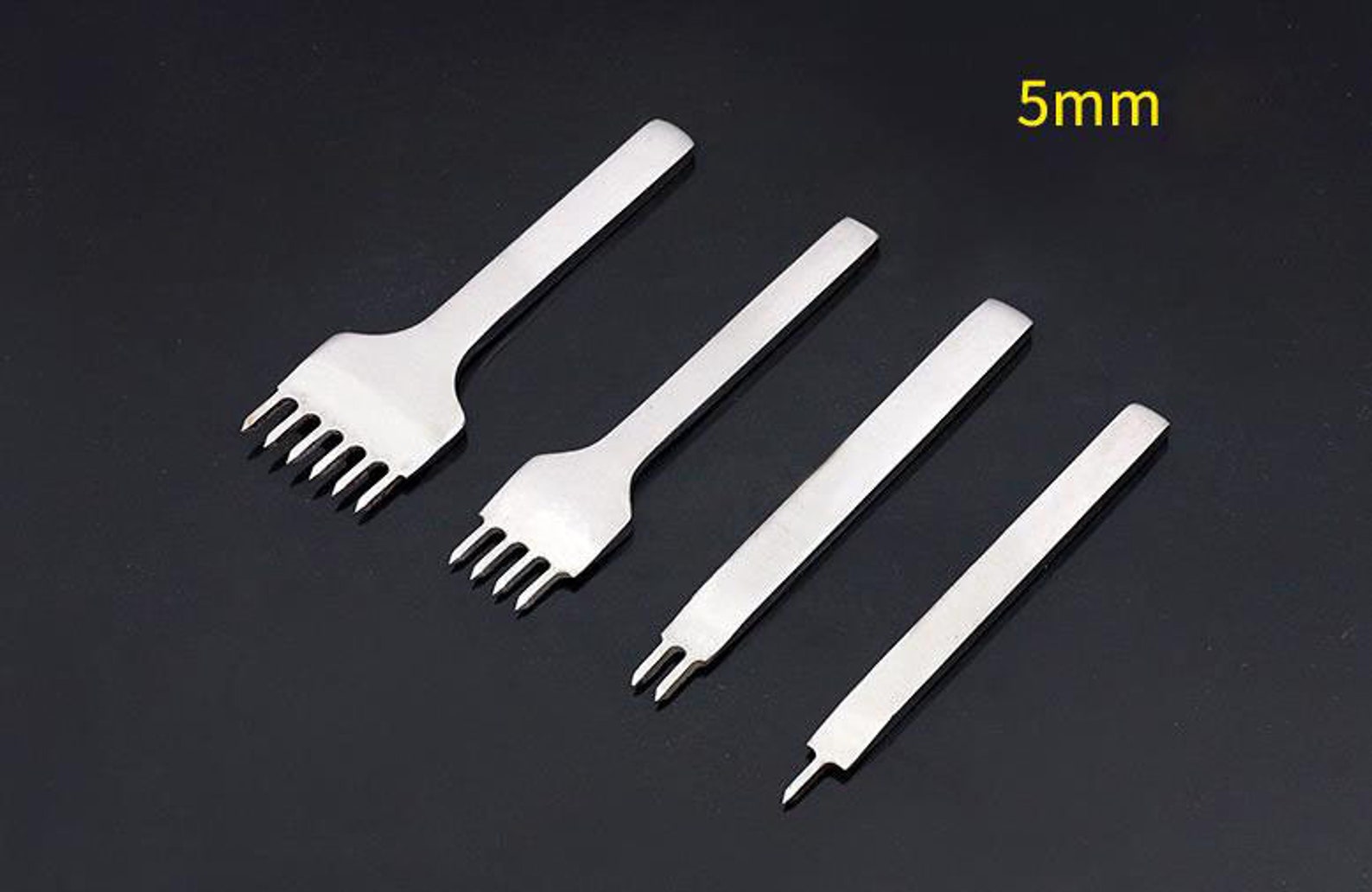 3/4/5/6mm Chisels Diamond Set of 4 Pcs Leather Craft Tool Hole - Etsy