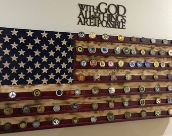 Us flag coin holder | Etsy