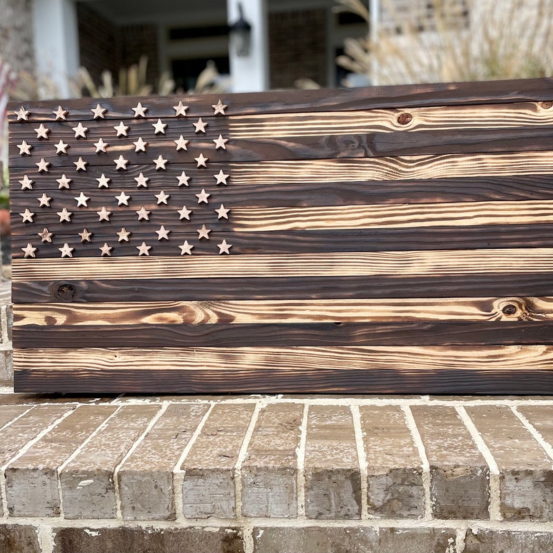Wood Flag - Etsy
