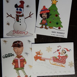 True Crime Serial Killer Christmas Cards. Set of 8 With Envelopes - Etsy