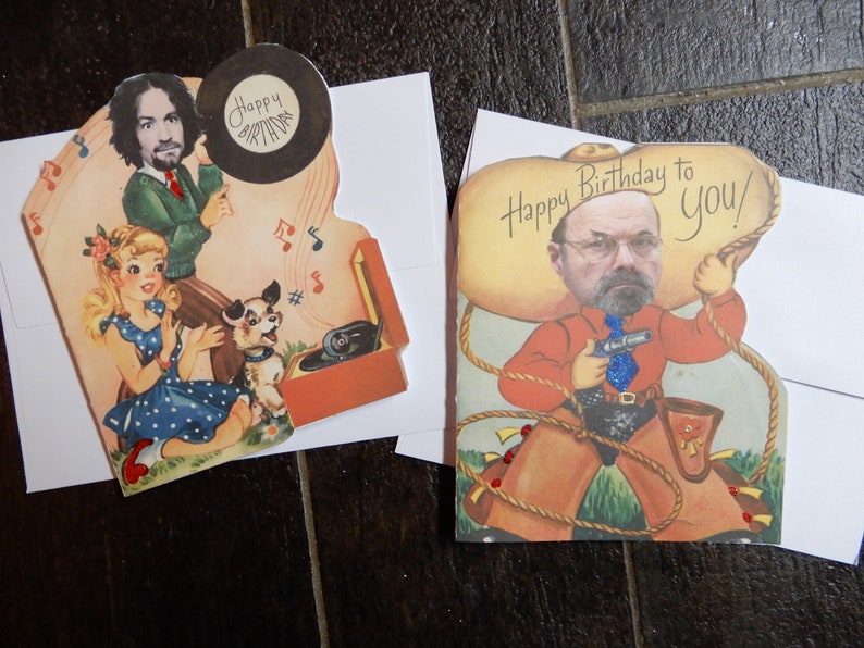 Vintage True Crime Serial Killer Birthday Cards. Set of 8 With ...