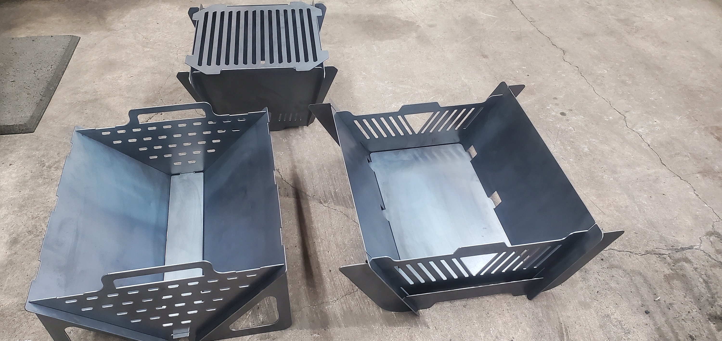 Large Open Design Collapsible Fire Pit - Etsy
