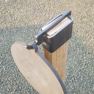 Collapsible Steel Gong Target Stand and Hanger for 2X4 Verticle Target ...