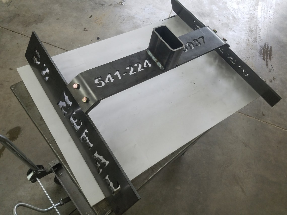 Steel Gong Target Stand (bolt Base) W/ 2 New Adjustable Height Hangers ...