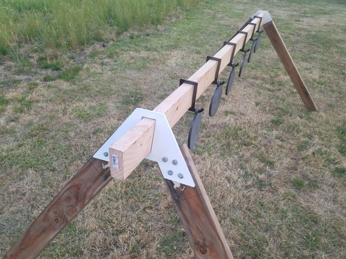 6 Inch Portable Steel Challenge Plate Rack For Handgun | Etsy