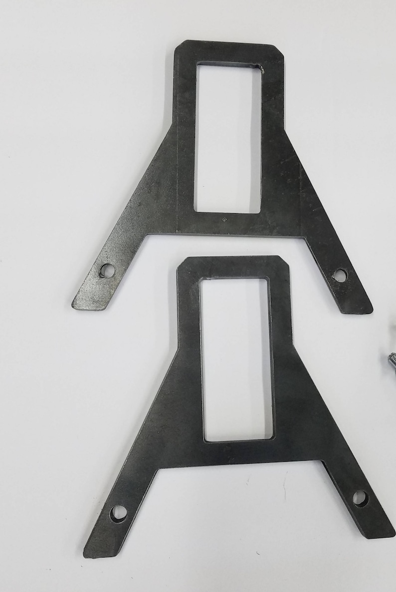 2X4 Steel Tube Bracket Ends - Etsy