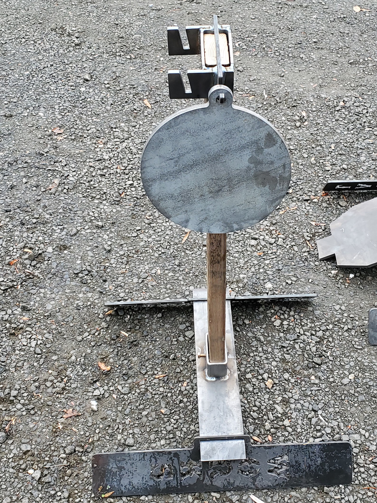 AR500 Steel Hostage and Center Mass Angled IDPA 2/3 Shooting Target 3/8 ...