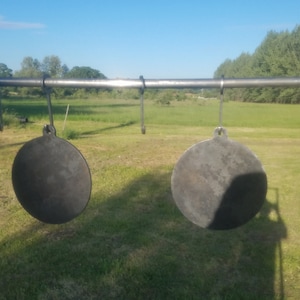 AR 500 T Post Conduit Target Stand W/ Integrated Gong Hanger (2 Pack ...