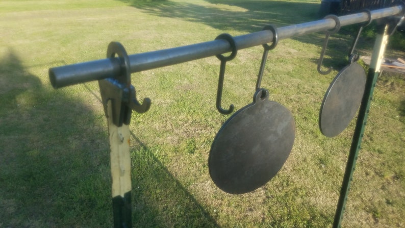 AR 500 T Post Conduit Target Stand 2 Pack W/ Gong Hanger - Etsy