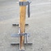 Steel Gong Target Stand (bolt Base) W/ 2 New Adjustable Height Hangers ...