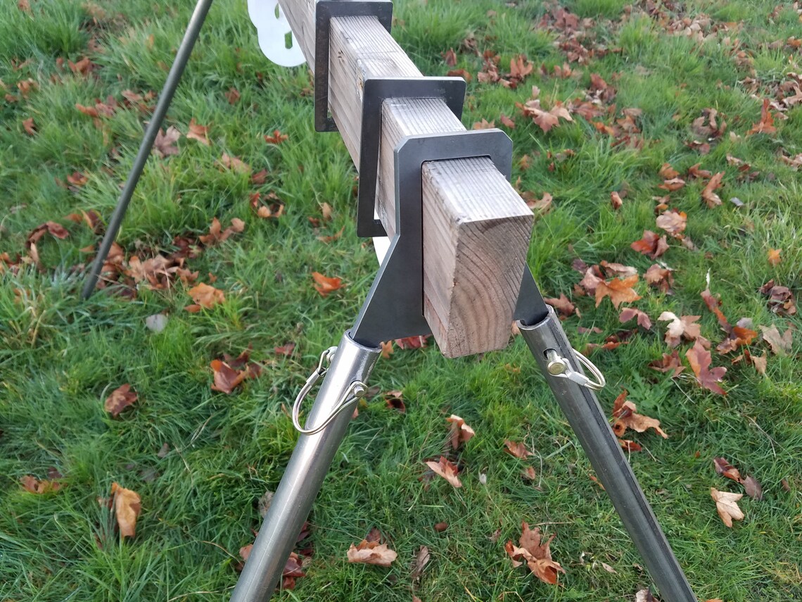 2X4 Steel Tube Bracket Ends - Etsy