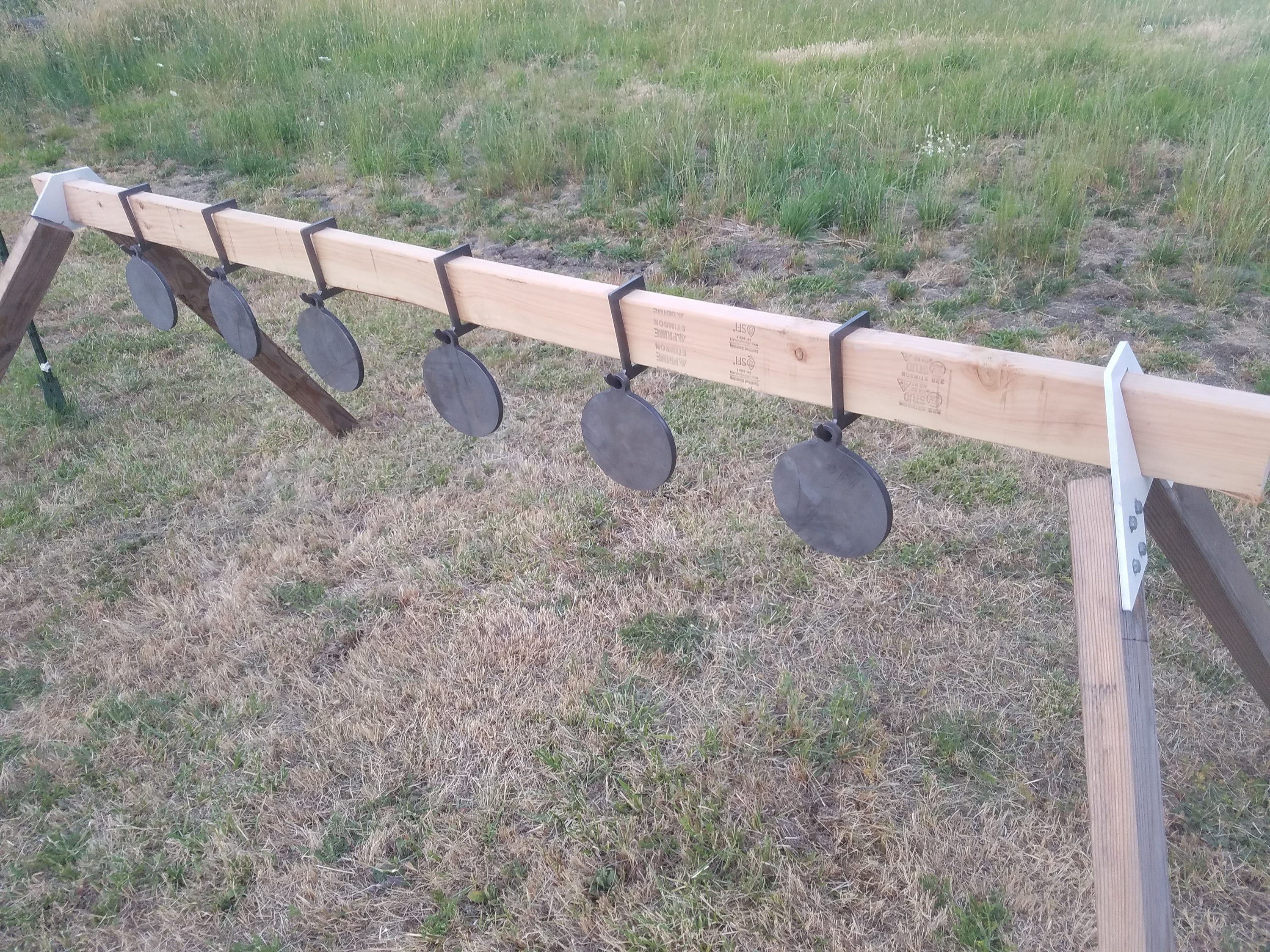 6 Inch Portable Steel Challenge Plate Rack For Handgun | Etsy