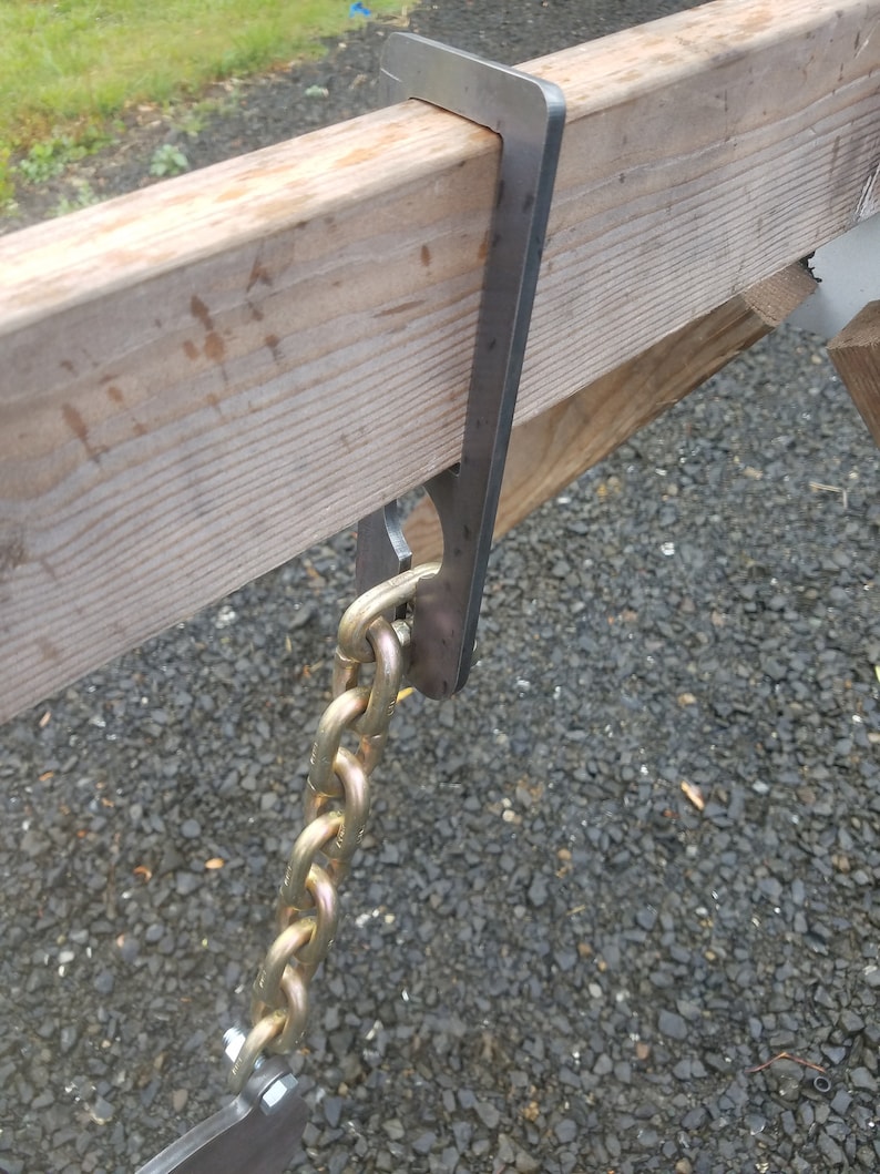 2X4 Chain Gong Hanger Brackets - Etsy