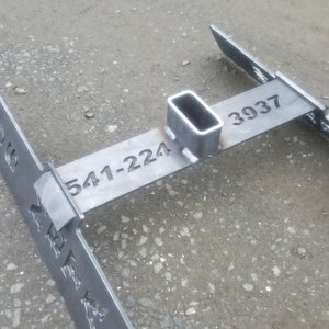 Collapsible Steel Gong Target Stand W/ 2 New Adjustable Height Hangers ...