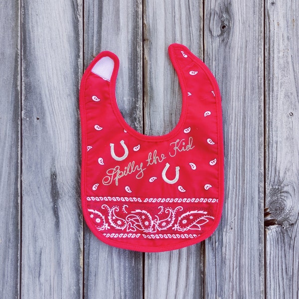 Cowboy Bib - Etsy