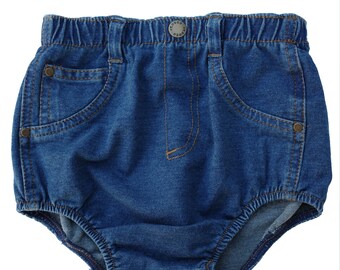 Denim Diaper Cover | Etsy
