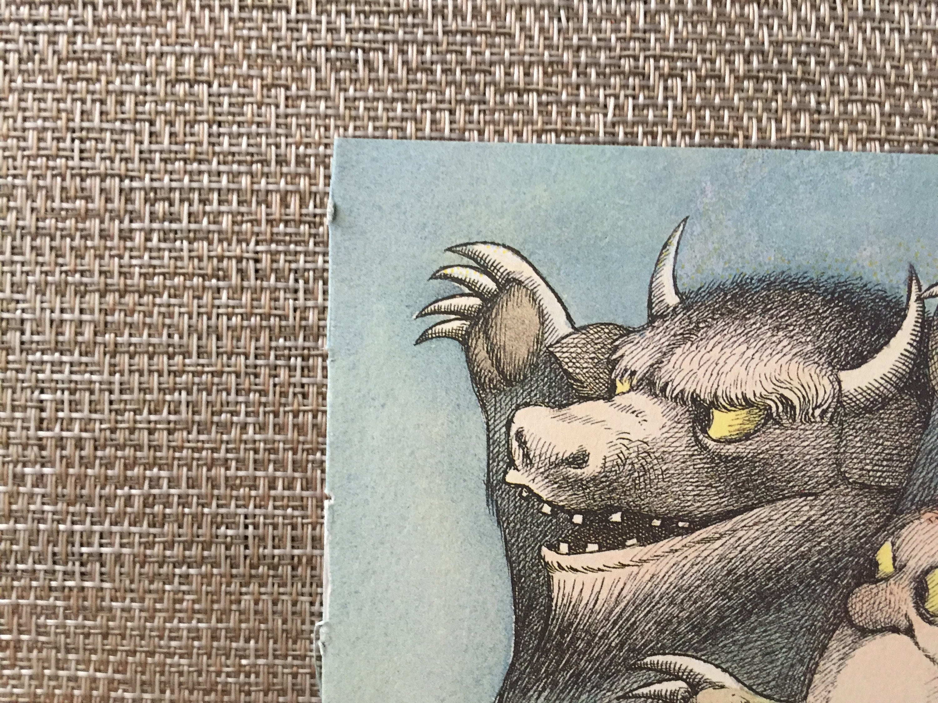 Where the Wild Things Are Book Plate Print. Maurice Sendak. Original ...