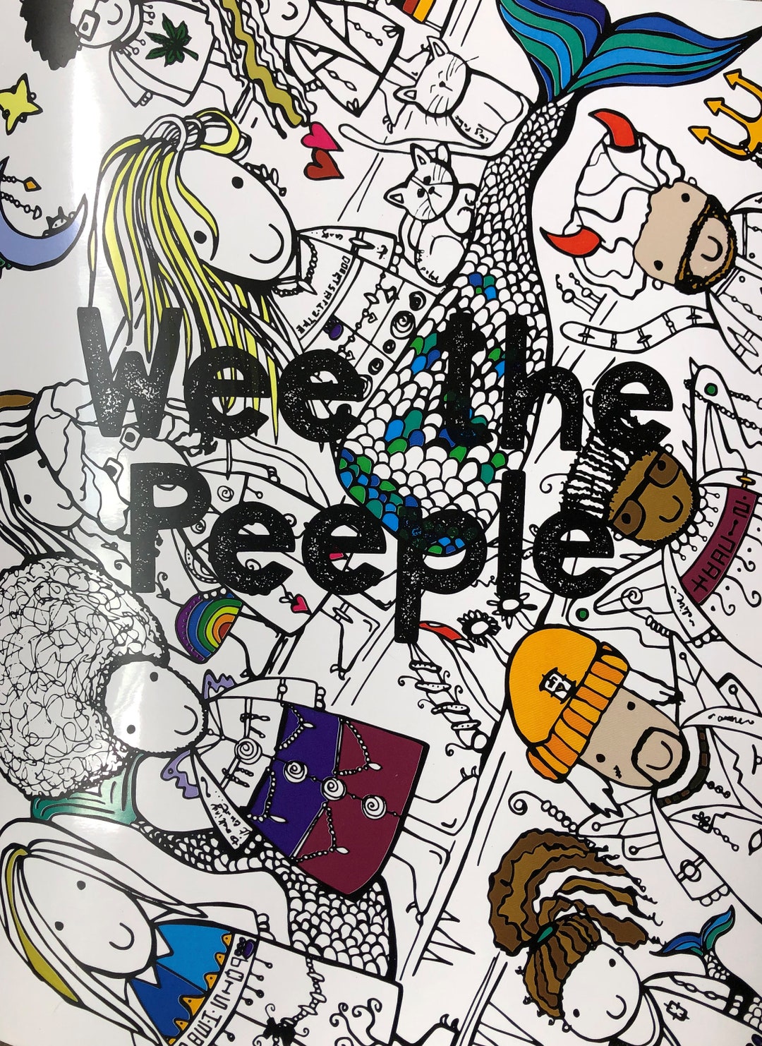 Wee the Peeple Coloring Book - Etsy