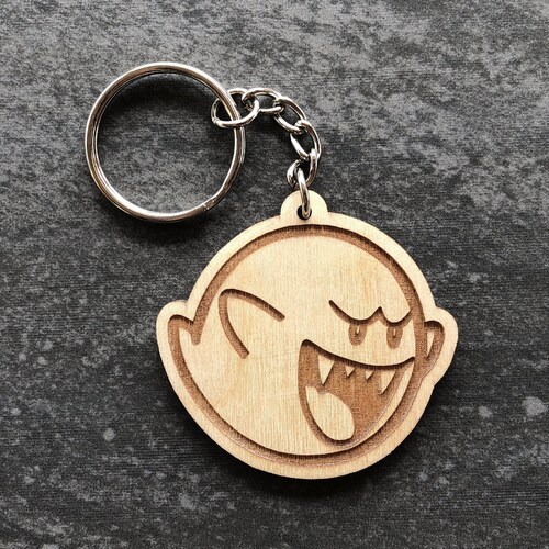 Boo Ghost Keychain Nintendo Mario & Luigi Inspired | Etsy