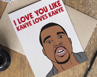 Kanye Valentine Card | Etsy