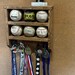 Awards Baseball Ribbon Trophy Display Room Decor Holds up to 6 Balls ...