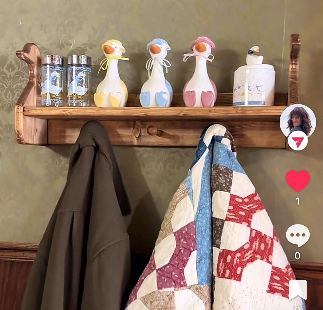 Duck Shelf Vintage Style Farmhouse Cottage Decor Shelf - Etsy