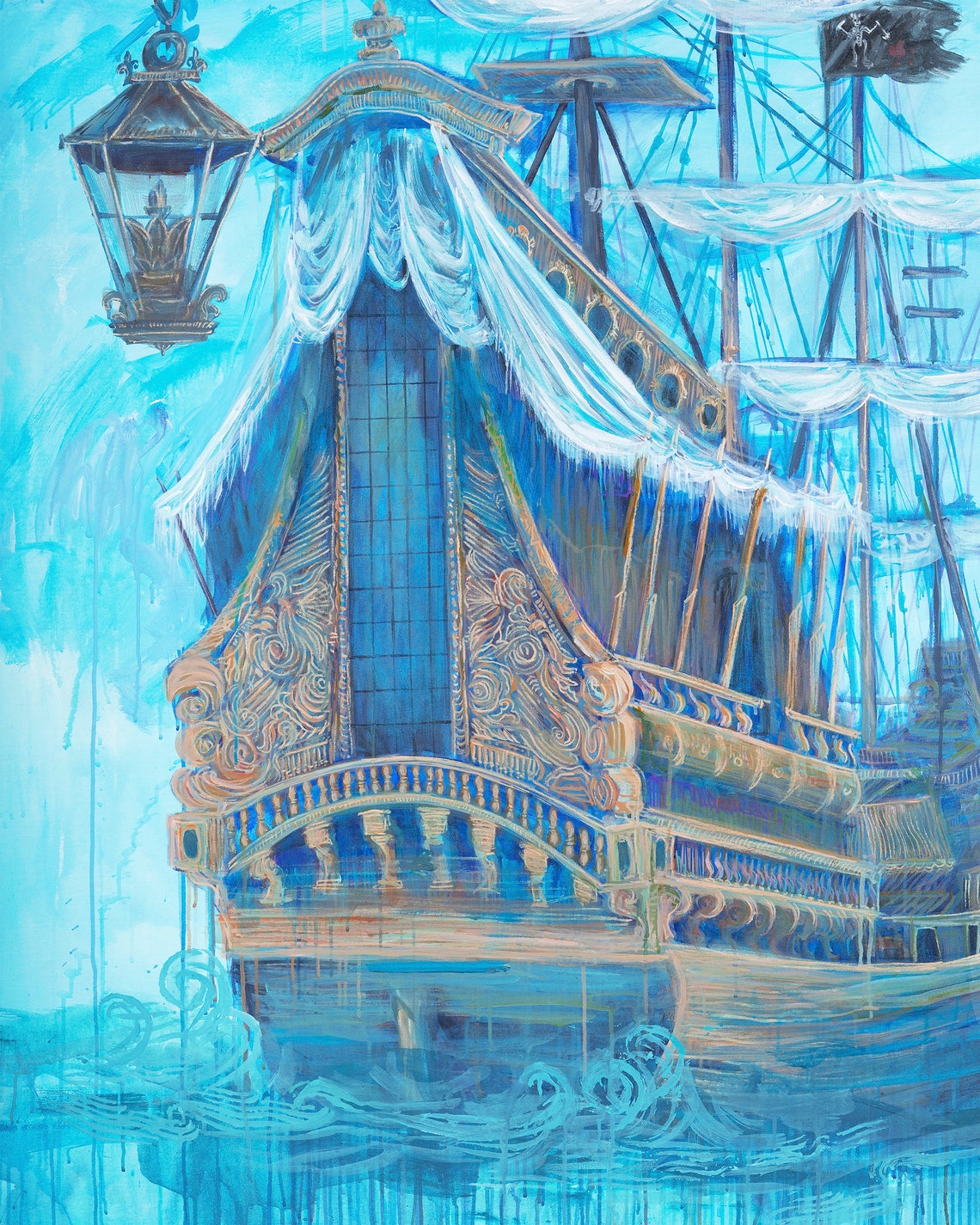 Queen Anne's Revenge Blackbeard Pirate Ship Inkjet Prints - Etsy
