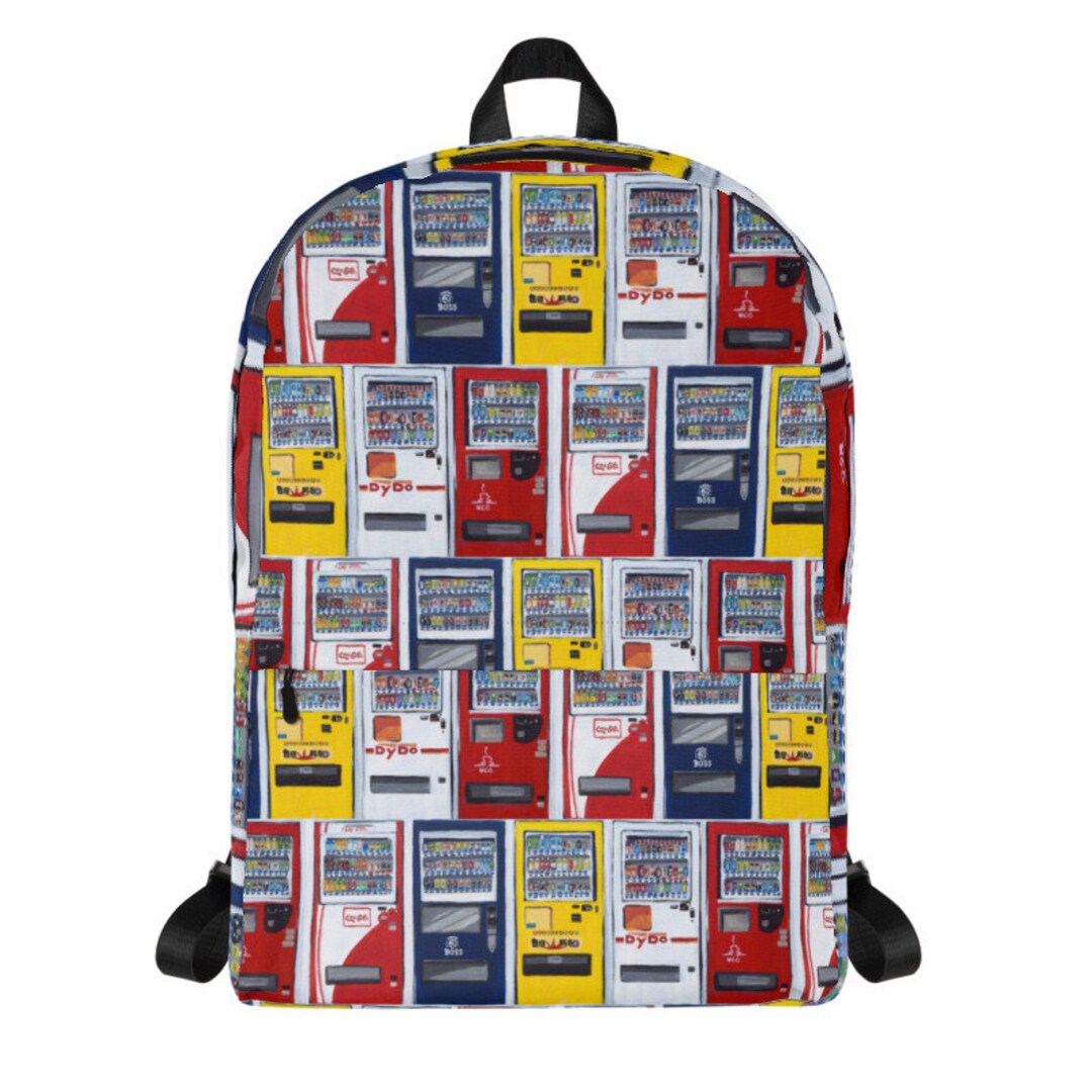 Primary Colors Japanese Vending Machine Backpack - Etsy