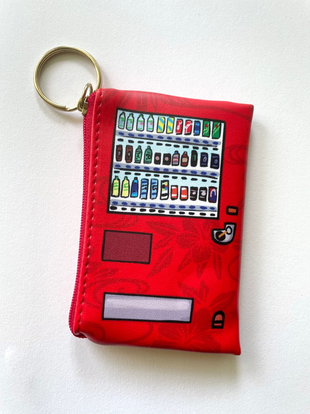 Red Bingata Vending Machine Coin Purse - Etsy