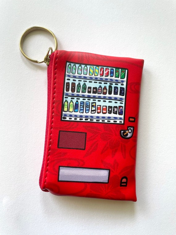 Red Bingata Vending Machine Coin Purse - Etsy